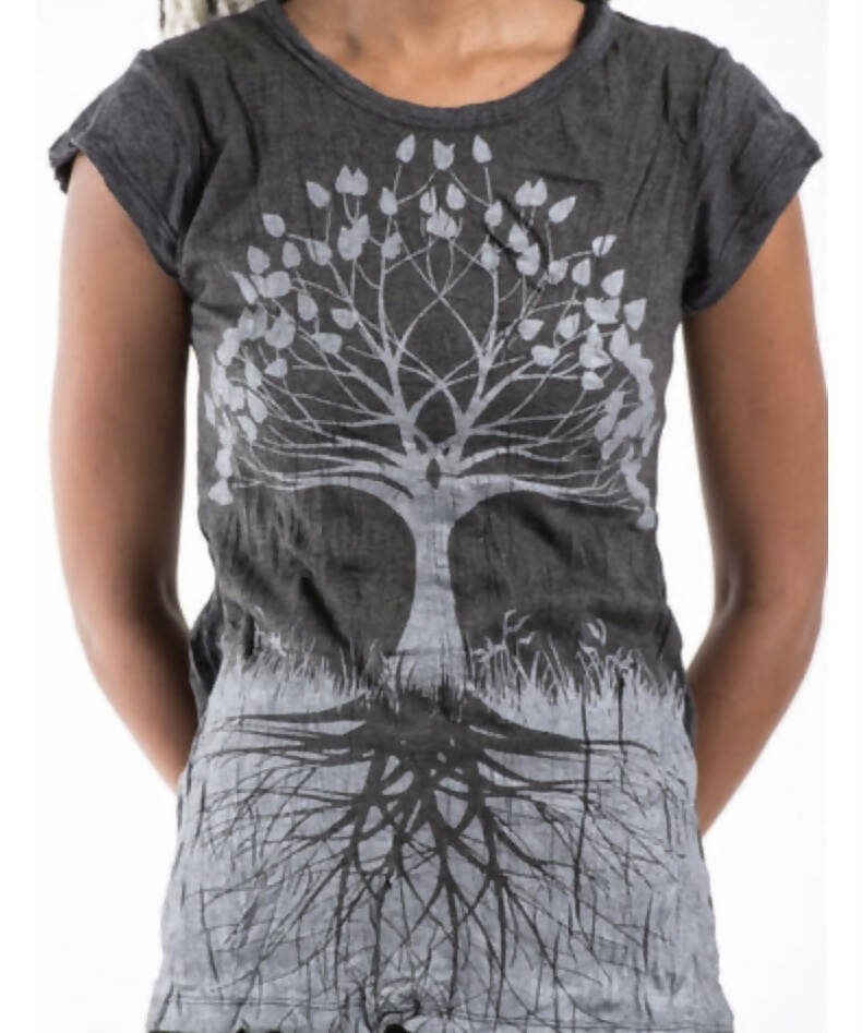 Grey Tree of Life T-Shirt – The Hobnobber